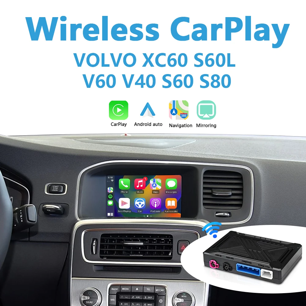 Wireless-CarPlay-for-Volvo-V40-XC40-XC60-V60-S60-7-LCD-screen-Android ...