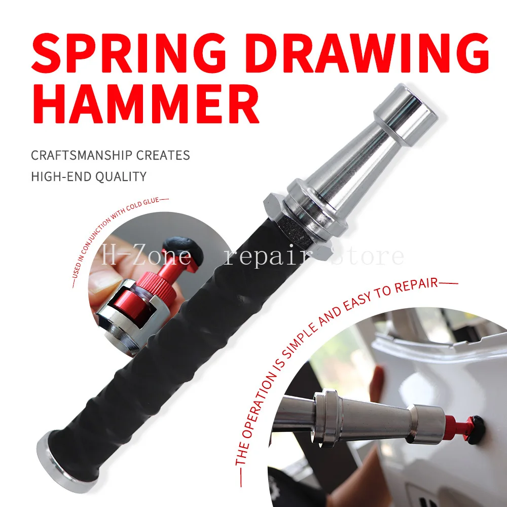 27-38CM Built-in spring Telescopic Small Pull Hammer Car Dent Repair ...