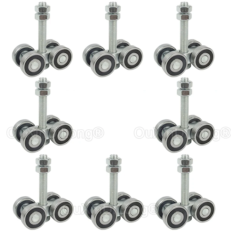 8020 Aluminum Extrusion Meat Rail System 2 Pieces Track Roller Wheels ...