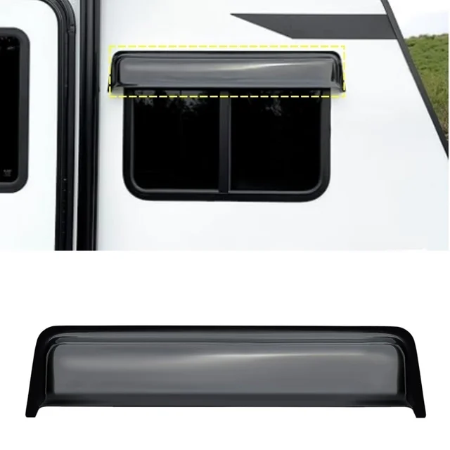 Car Rain Guards 1PC RainBlade RV Window Deflector Sun Visor Fits For ...