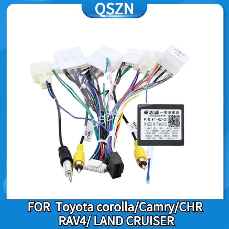 QSZN Android Car Radio Canbus Box FT-RZ-01 For Toyota Corolla/Camry/CHR /RAV4/ LAND CRUISER With ...