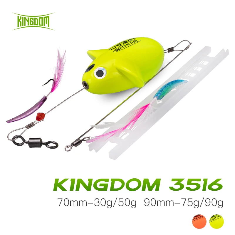 Kingdom Mouse Lure Fly Fishing Baits 70mm 90mm Sinking Floating High ...
