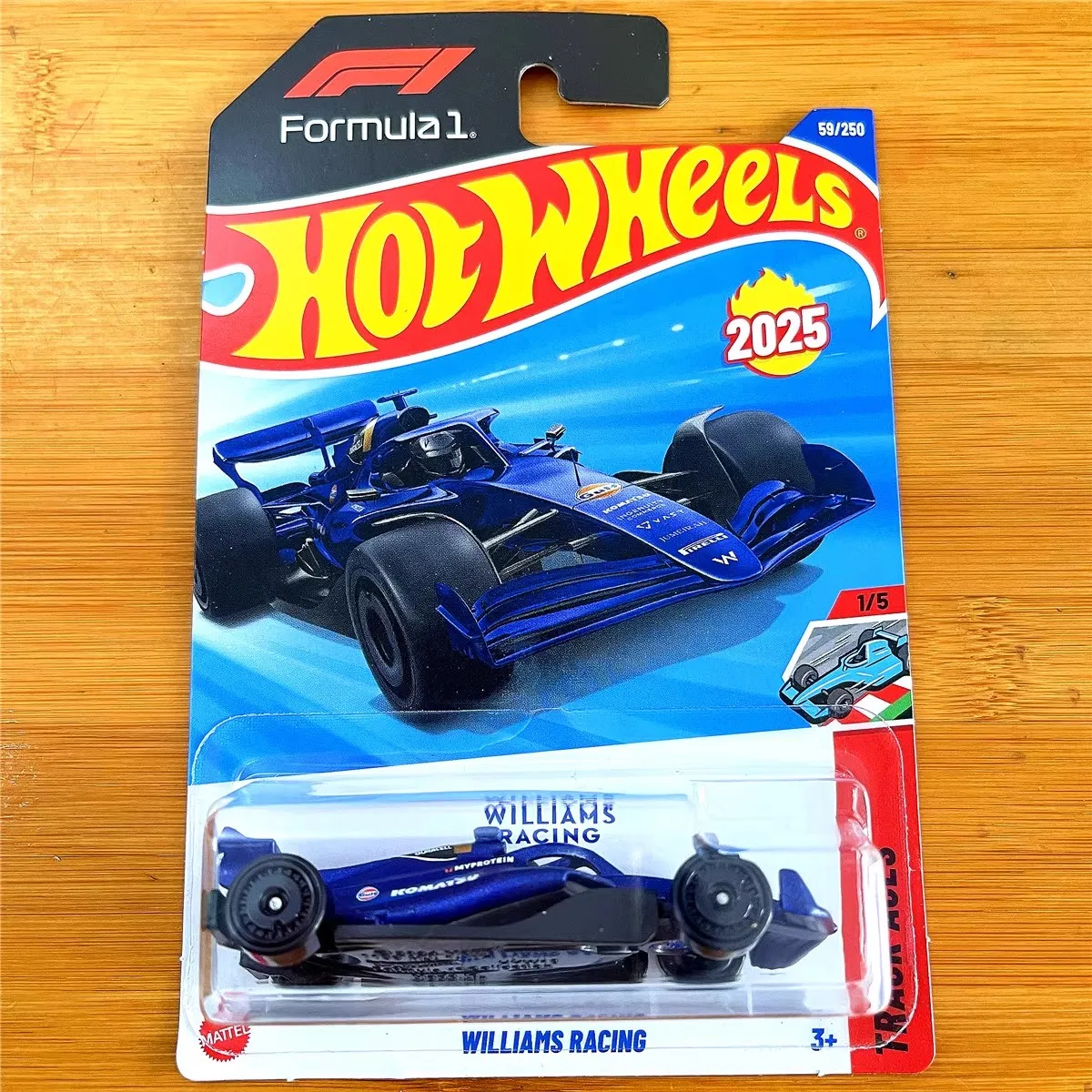 HOT WHEELS Mini Run Model 2025EC Oracle Formula WILLIAMS RACING Red ...