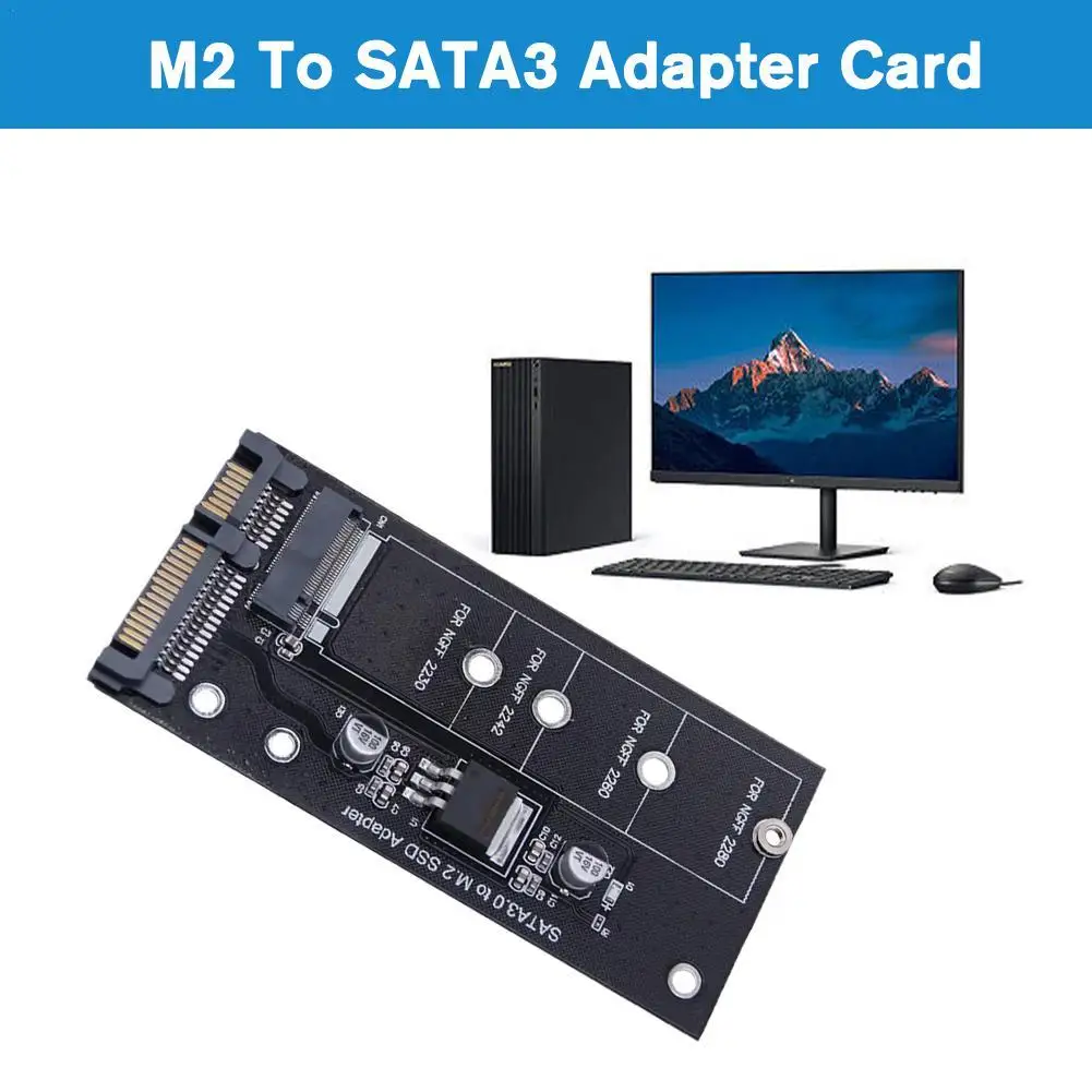 M2-To-SATA3-Adapter-Card-High-Efficiency-SATA-M-2-SSD-Convert-Adapter ...