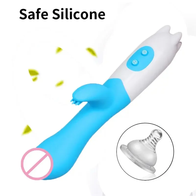 10-Modes-Penis-Plug-Perinee-Realistic-Rubber-Pick-2-In-1-Clitoral-Stimulator-Woman ...