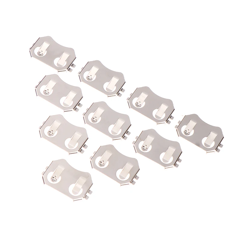 10Pcs-Taped-SMD-Tab-CR2032-Battery-Button-Cell-Holder-Coin-Cell ...
