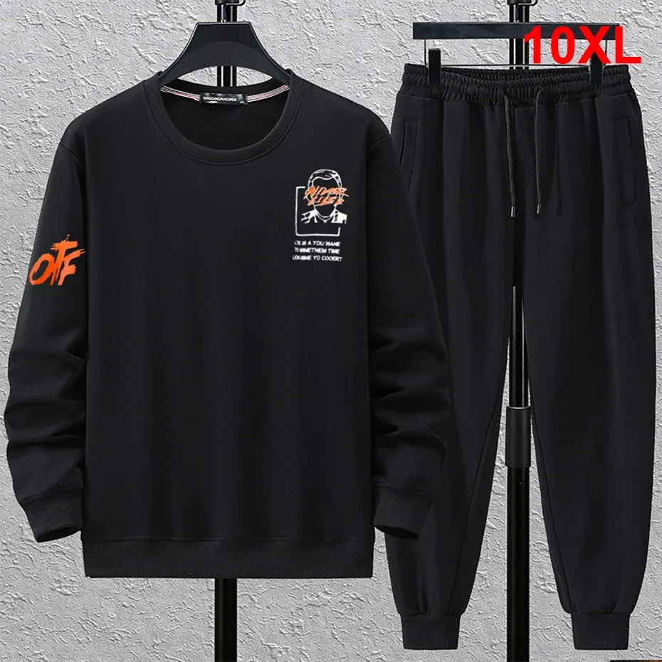 Men-s-Sets-Plus-Size-10XL-Sweatshirt-Pants-Male-Spring-Autumn-Pullover ...