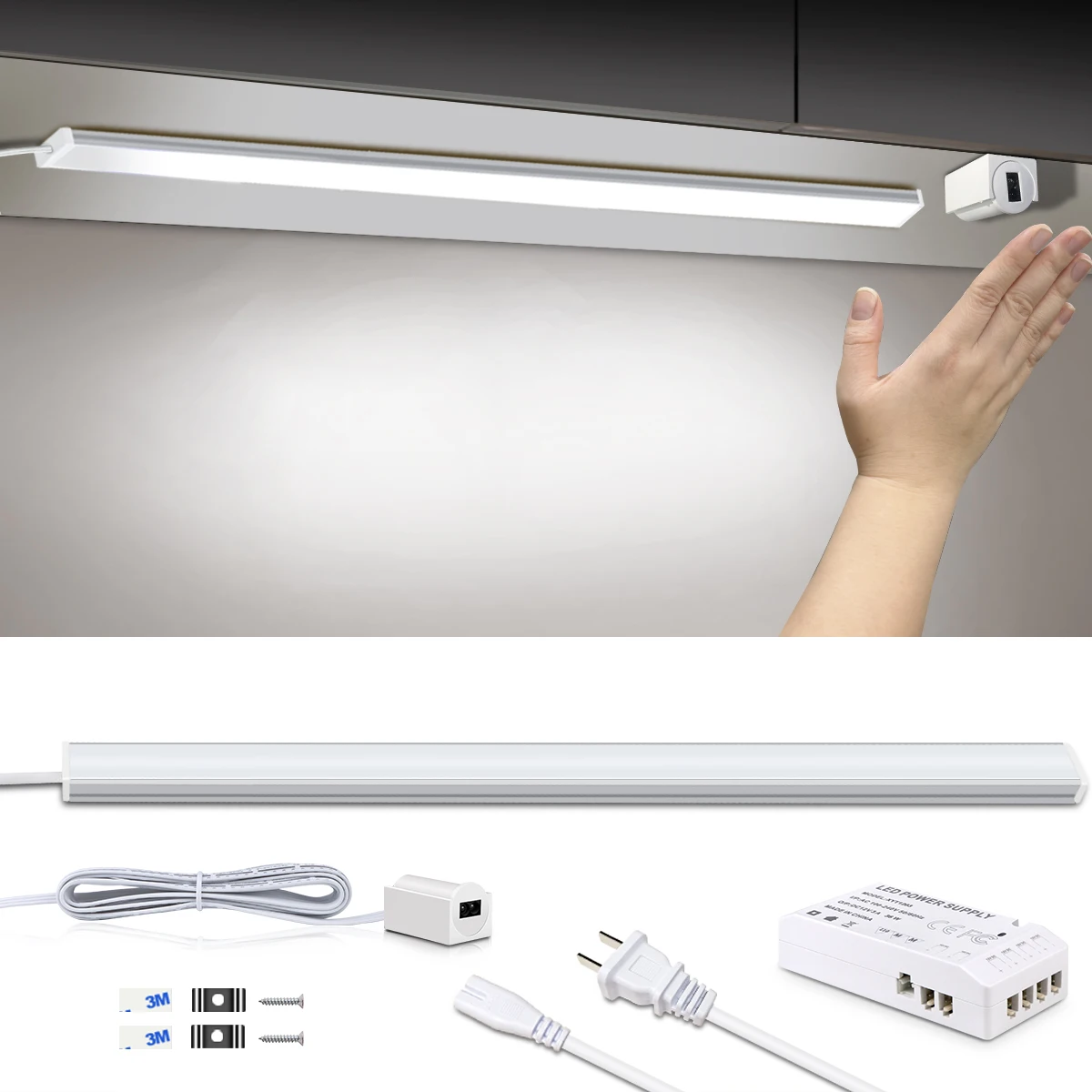 led-Hand-Wave-Sensor-Light-Bar-Lamp-Wardrobe-Cupboard-Sensor-Light-Tube ...