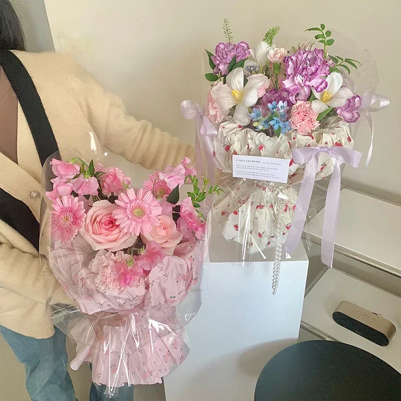 20Pcs-Flower-Packaging-Paper-Sweet-Floral-Printed-Decorative-Paper-For ...