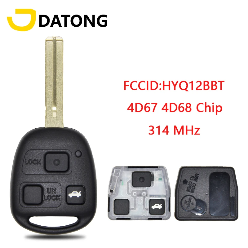 Datong World Car Remote Key For Toyota Land Cruiser Fj Lexus Rx330 ...