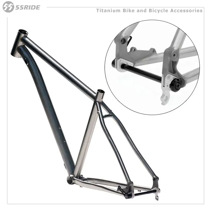 Titanium-MTB-Bike-Frame-Tapered-Headset-Thru-Axles-and-Quick-Release ...