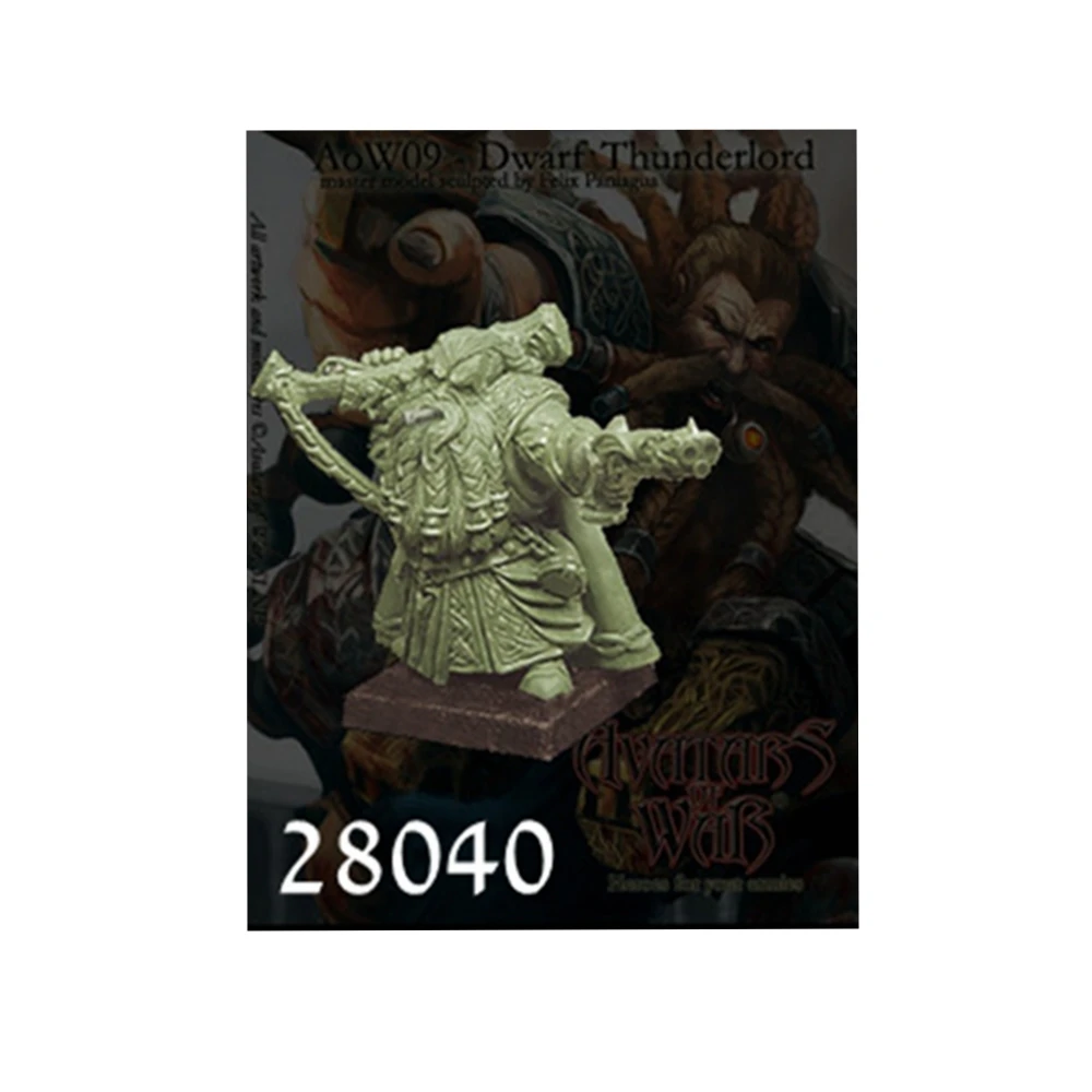 model kit resin kit dwarf hero guns Daren 28mm - AliExpress 26