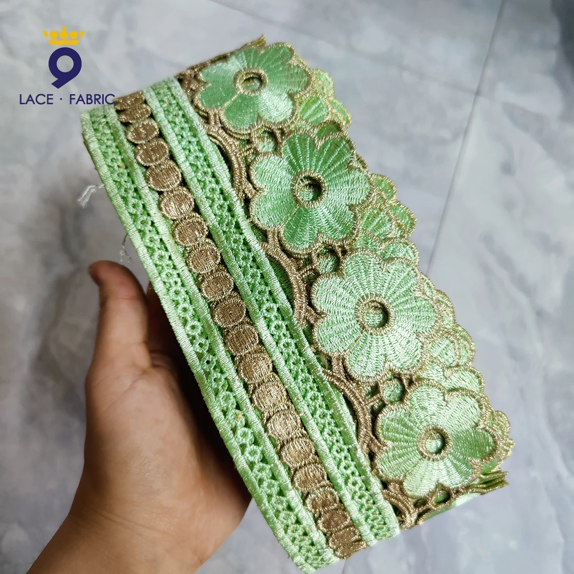10-Yards-Wholesale-Price-Nigerian-Women-DIY-Accessories-Applique-Lace ...