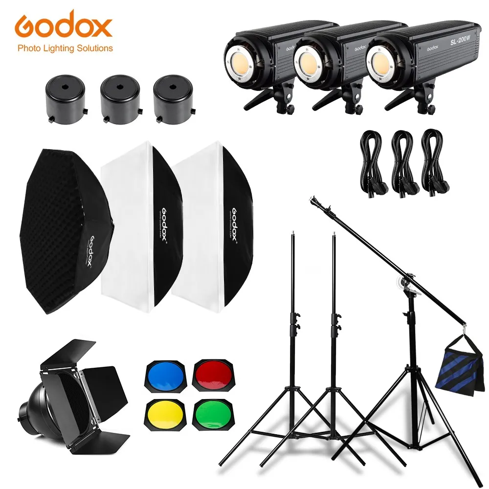 Godox-SL-200W-Continuous-Light-Studio-LED-Light-With-Softbox-Light ...