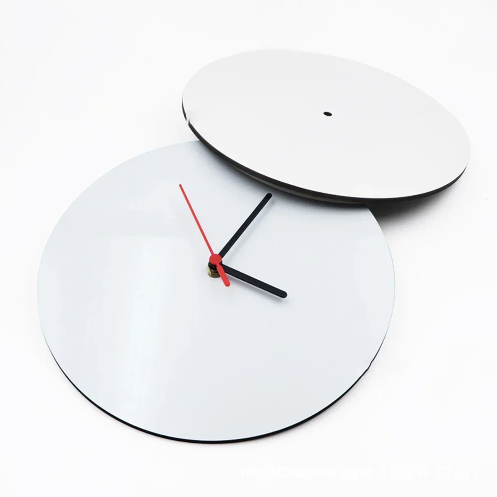 Sublimation-Blank-Simple-Wooden-MDF-Wall-Clock-Living-Room-Home ...