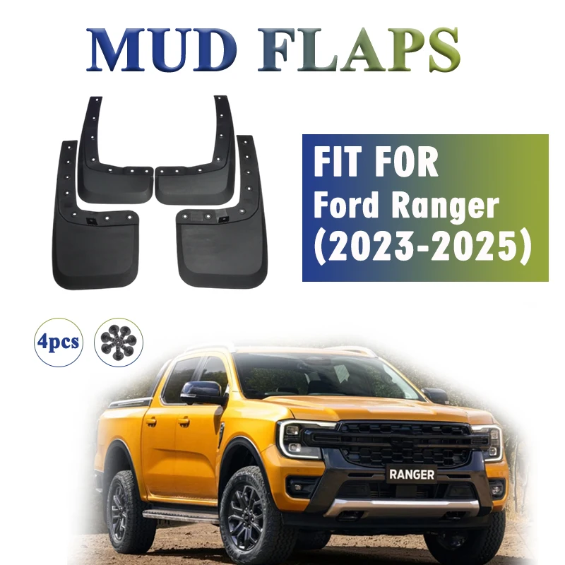 2023-2024-2025-FOR-Ford-RANGER-Mud-Flaps-Guard-Splash-Mudguard-Fender ...