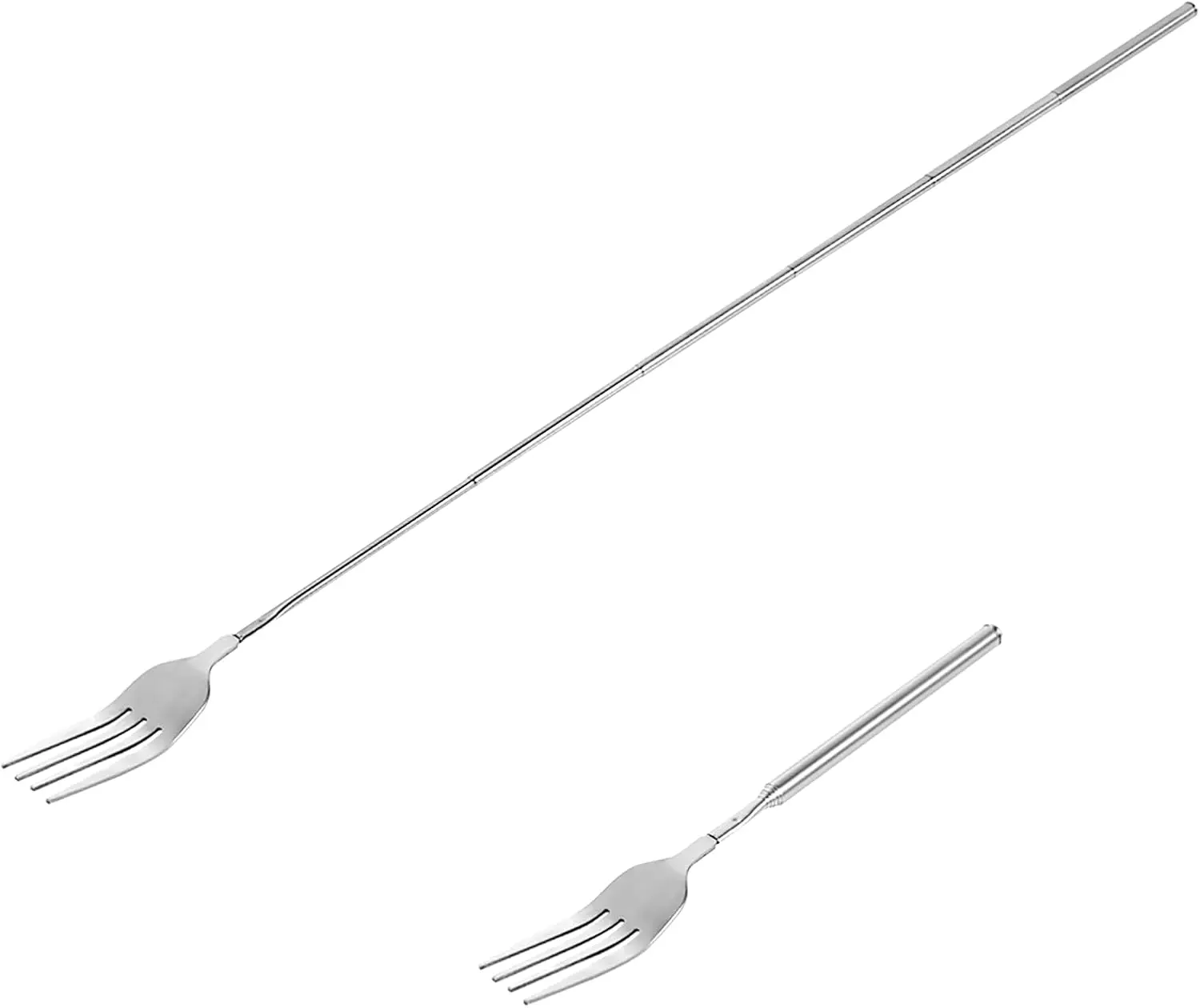 Extendable Fork, 8.7 to 25.4 Inch Long Fork, Telescopic Fork ...