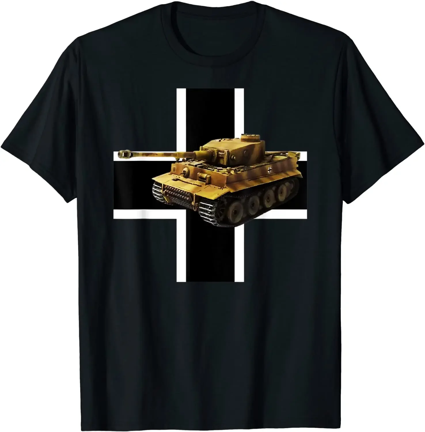 Panzer WWII German Army Tiger I Tank T-Shirt. Summer Cotton O-Neck ...