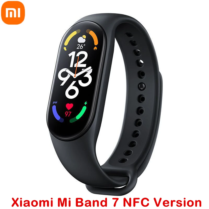 Xiaomi Mi Band 7 NFC Smart Bracelet Smart Wristband Watch AMOLED Screen Bracelet Fitness Tracker ...