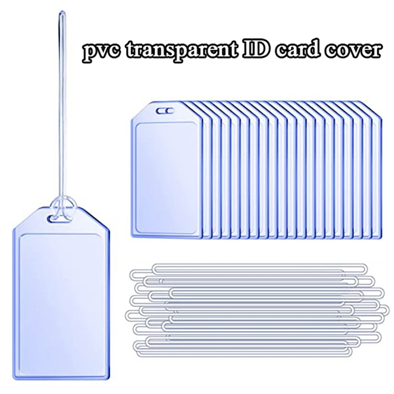 Hard Plastic Vertical Card Holder Staff Name Tag Holder With Silicone ...