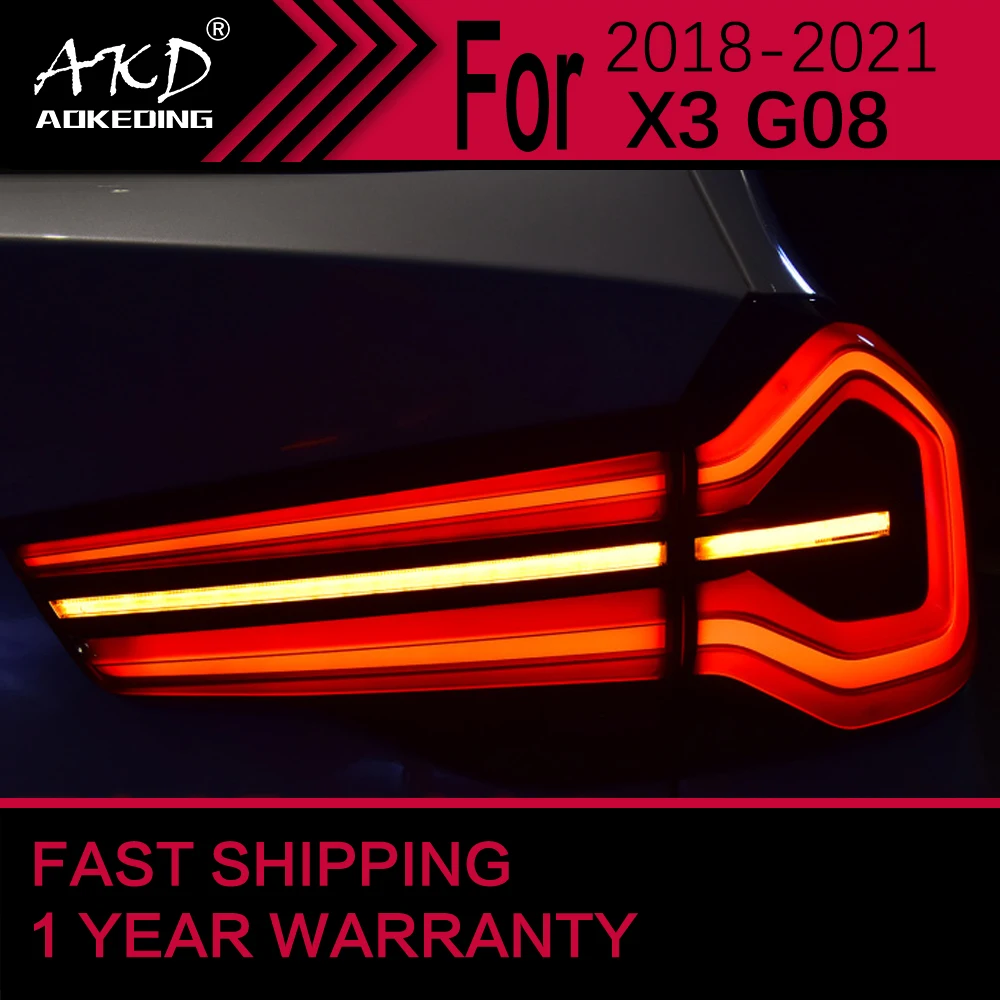 Car-Lights-for-BMW-X3-LED-Tail-Light-2018-2021-G01-G08-F97-Rear-Stop ...