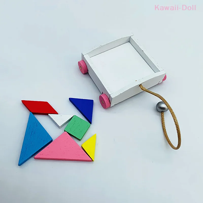 Miniature Tangram Car Model 1/12 Scale Colorful Building Blocks ...