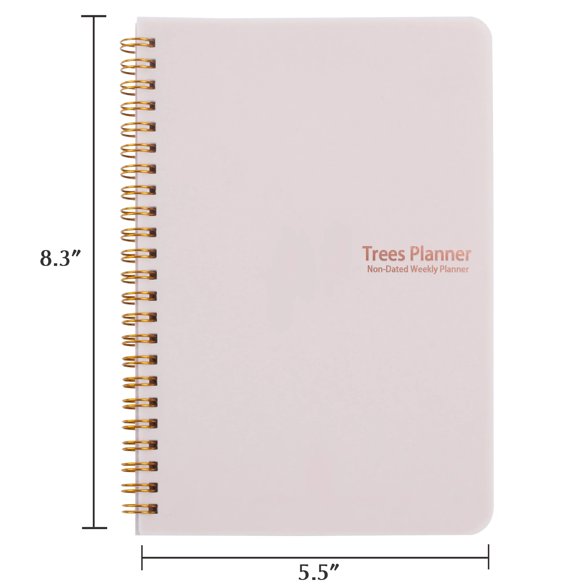 Trees-2023A5-Daily-Weekly-Planner-Agenda-Notebook-Weekly-Goals-Habit ...