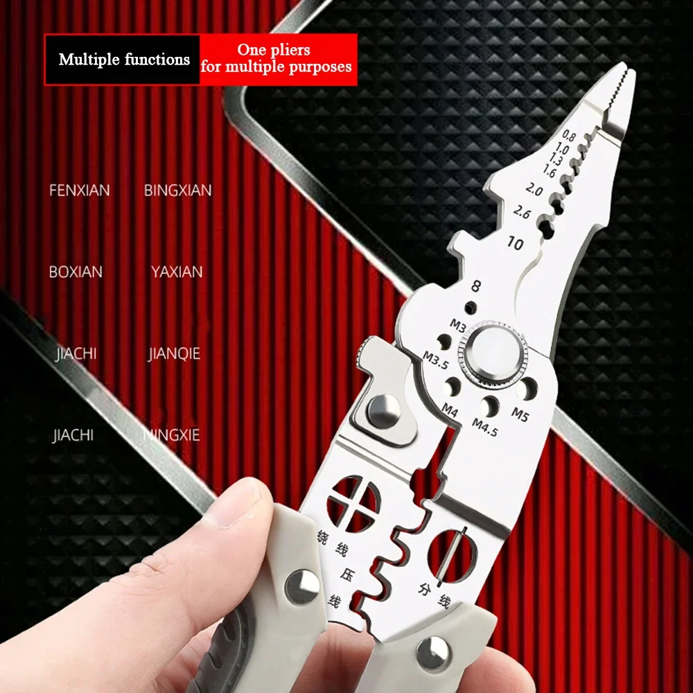 Crimper-Cable-Cutter-Adjustable-Automatic-Wire-Stripper-Multifunctional ...