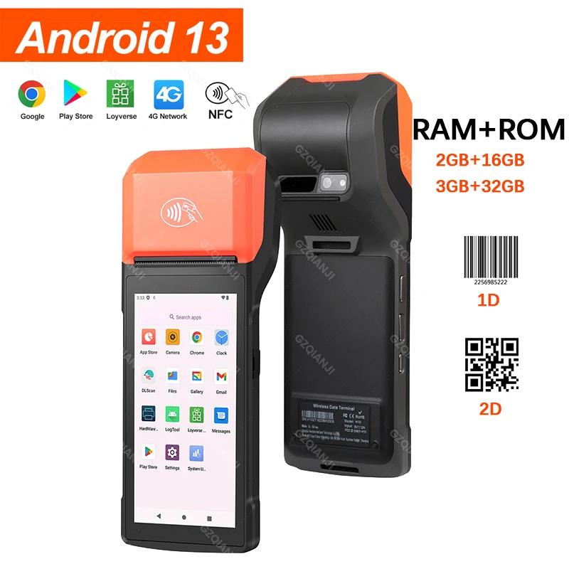 Android-13-POS-Terminal-Receipt-Printer-Handheld-PDA-BT-WiFi-NFC-4G ...