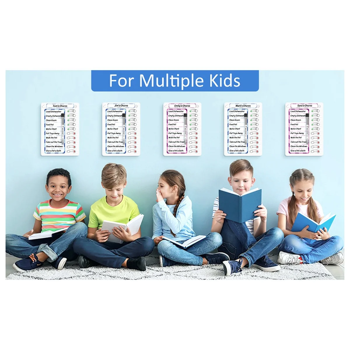 Erasable-Household-Watch-Board-Daily-to-Do-List-Planner-Check-for-Kids ...