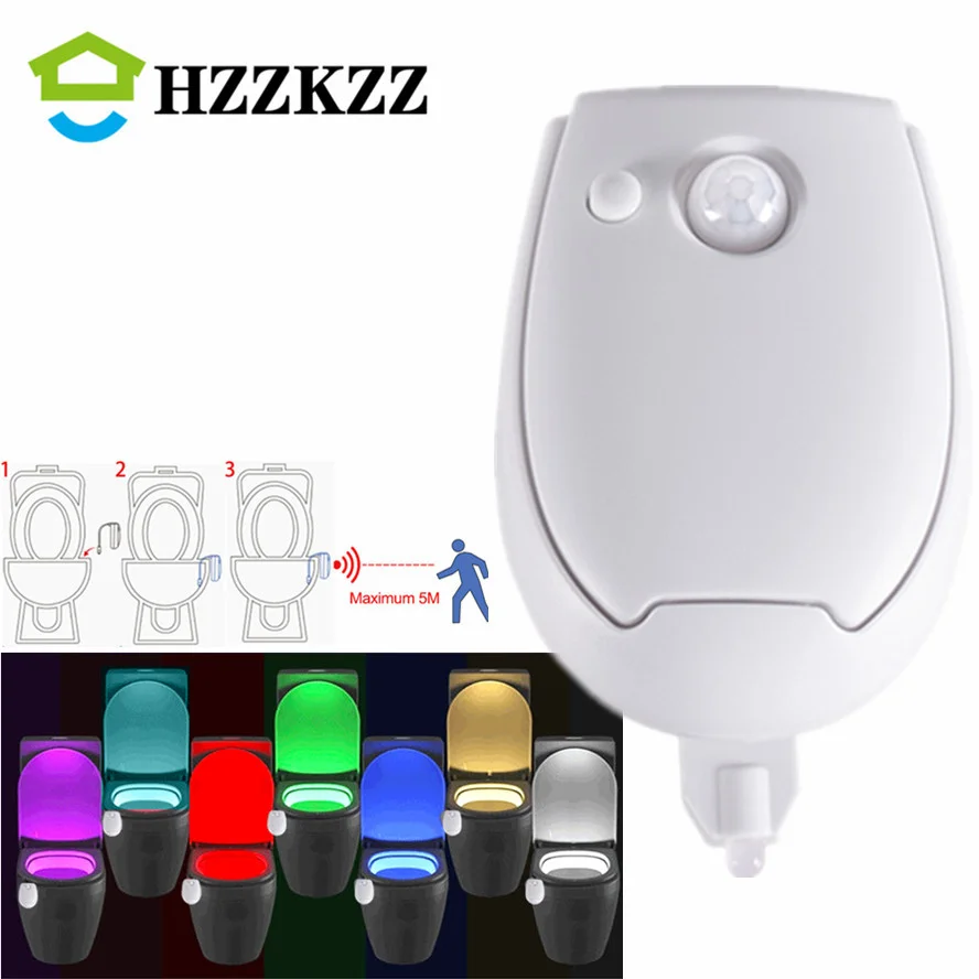 LED-Smart-PIR-Motion-Sensor-Toilet-Seat-Night-Light-7-Colors-Waterproof ...