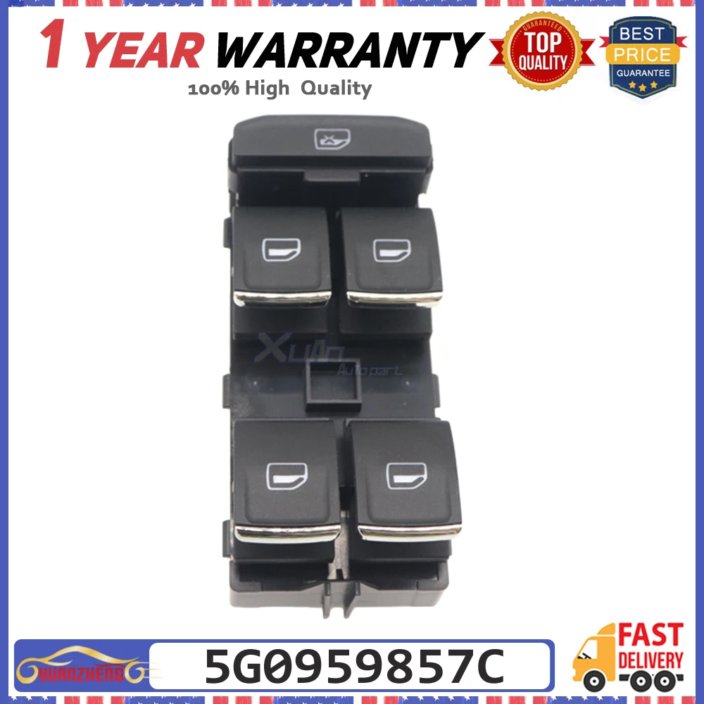 Front-Left-Power-Master-Window-Switch-For-MK7-VW-GTI-Golf-7-Passat-B8 ...