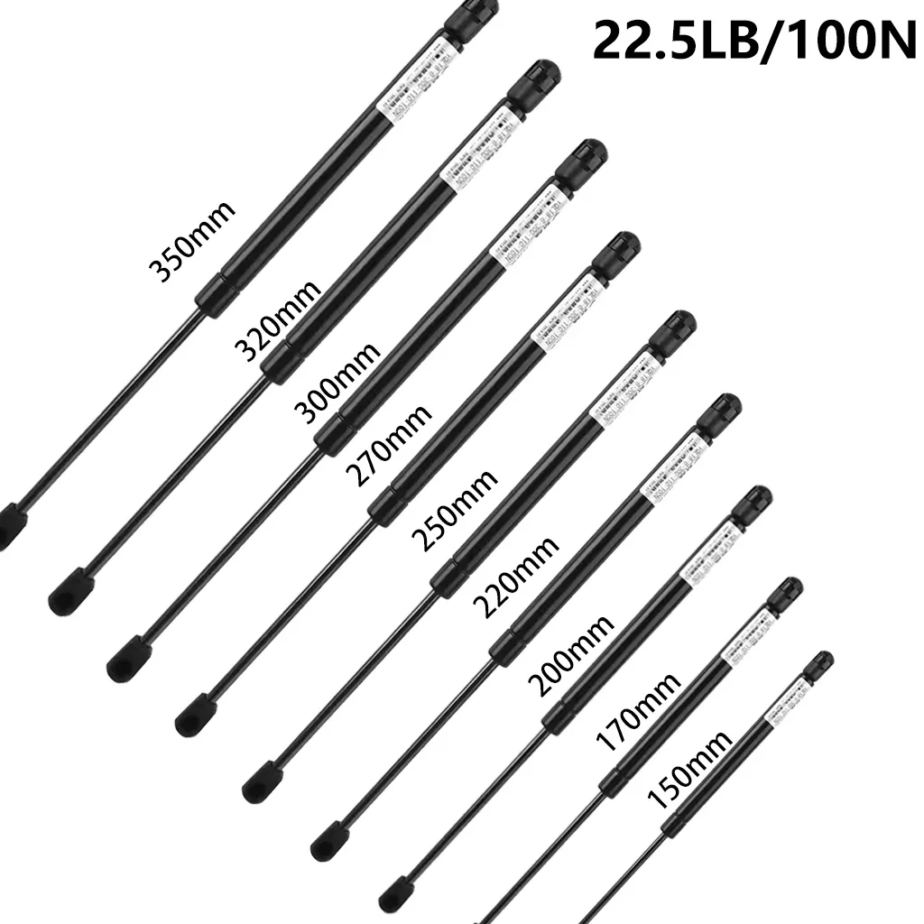 100N/22.5LB 150-350mm Universal Car Gas Spring Nylon End Fitting Lift ...