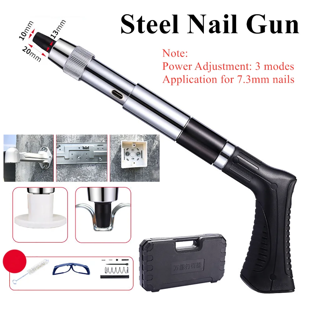 Power Tools Steel Nails Guns Mini Nail Gun Automatic Slag Discharge ...