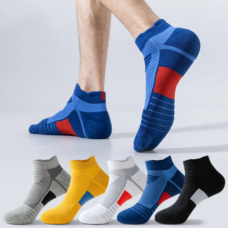 Sports-Socks-Men-Thickened-Shock-Absorbing-Terry-Sweat-Absorbing ...