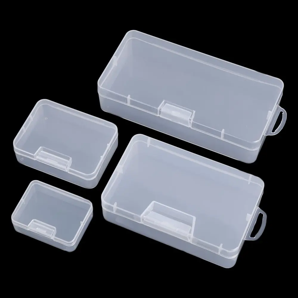 Mini-Plastic-Box-Rectangular-Translucent-Packing-Box-Dustproof-Durable ...