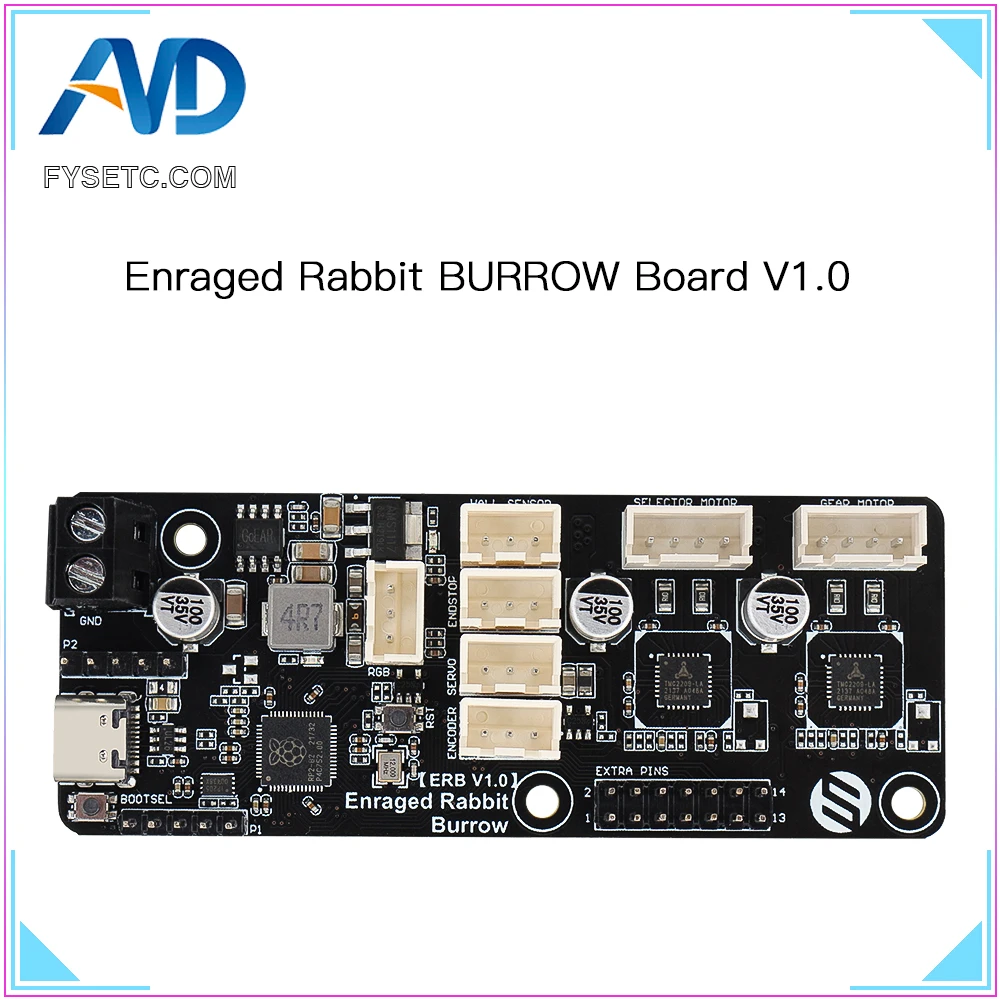FYSETC Enraged Rabbit BURROW board Feeder board 3d Printer Parts for ...