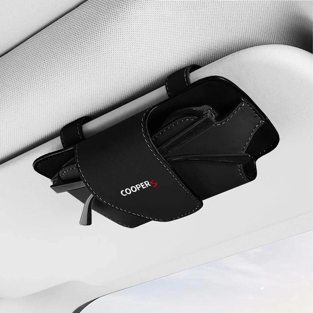 Car-Glasses-Case-Sun-Visor-Glasses-Holder-For-Mini-Cooper-R56-S-F56-JCW ...