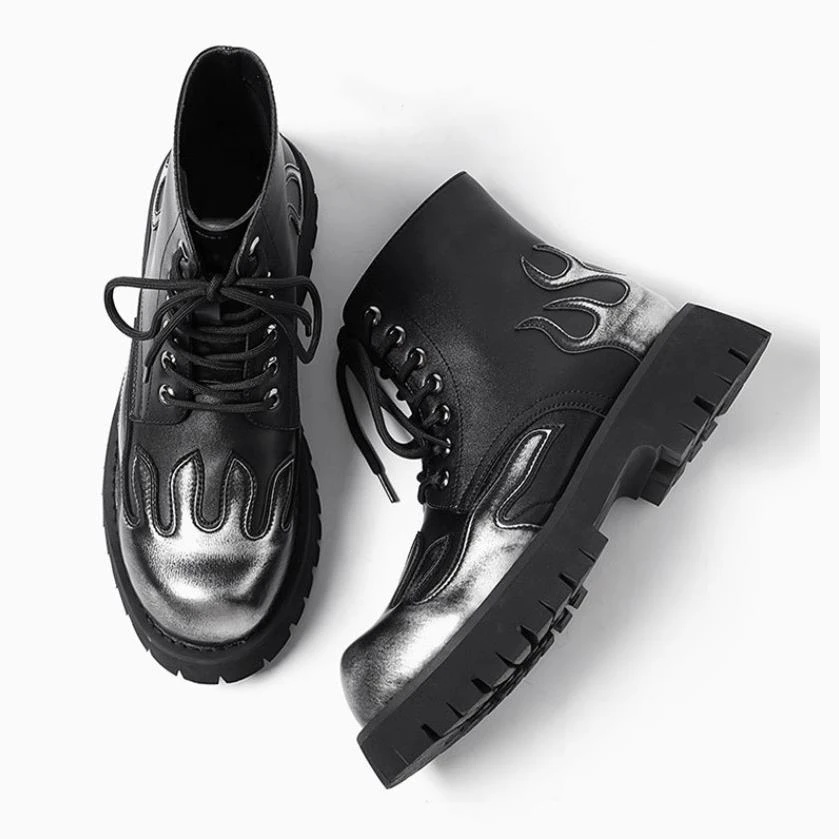 Punk-Style-Men-Motorcycle-Boots-Vintage-Casual-Male-Lace-Up-Platform ...