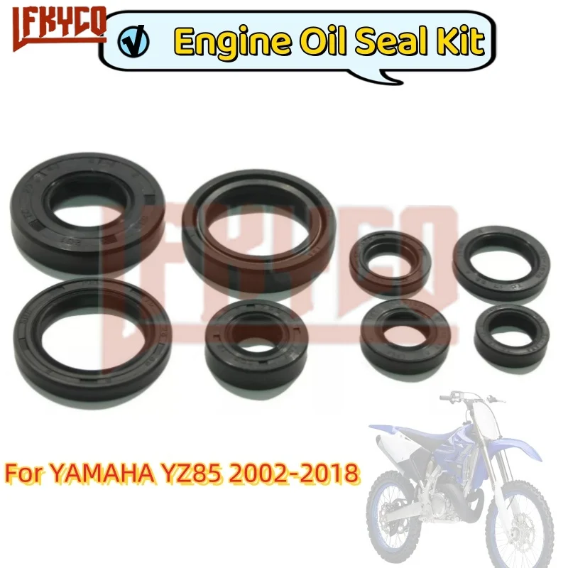 8 PCS Complete Engine Crank Trans Shift Oil Seal Kit Set Water Pump For ...