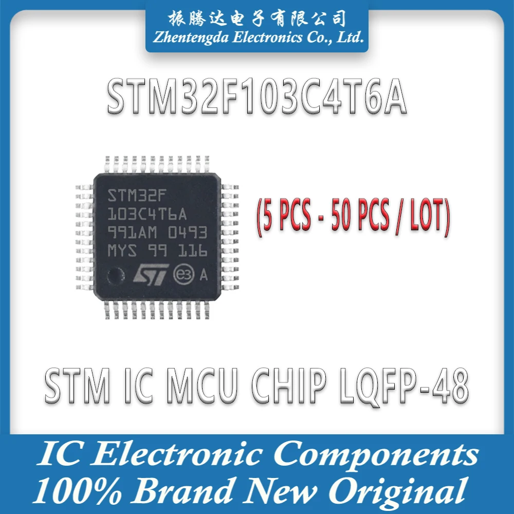 STM32F103C4T6A STM32F103C4T6 STM32F103C4 STM32F103 STM32F STM32 STM IC MCU Chip LQFP 48 ...