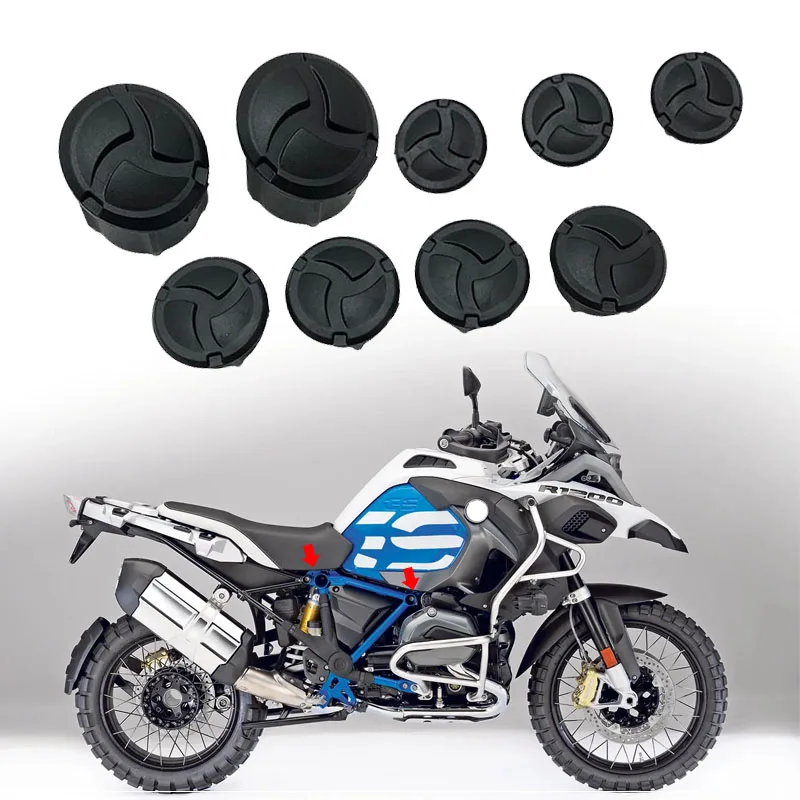 R1200GS Frame Hole Cover Caps Plug Decorative Frame Cap Set For BMW R ...