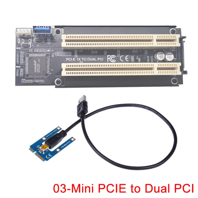 Nvme/mini pcie/pci express-デュアルpci Eriserカード,高効率アダプター,USB 3.0ケーブル ...