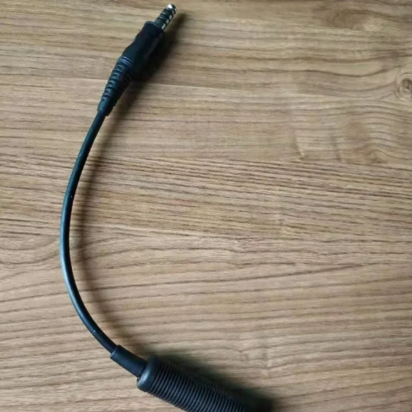 Tactical-Headset-U-174-Cable-Adapter-Cable-NATO-Military-To-Civilian ...