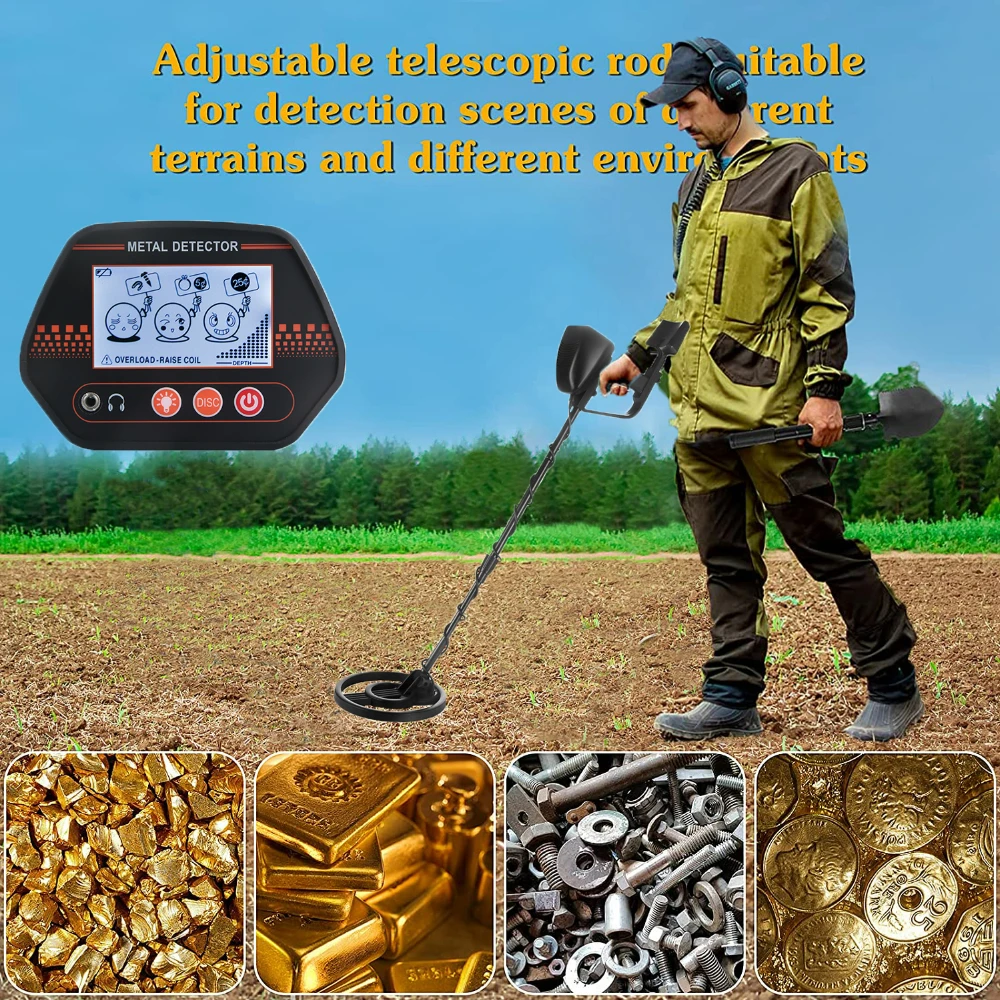 Underground-Metal-Detector-MD-4070-Gold-Digger-High-Sensitivity-Jewelry ...