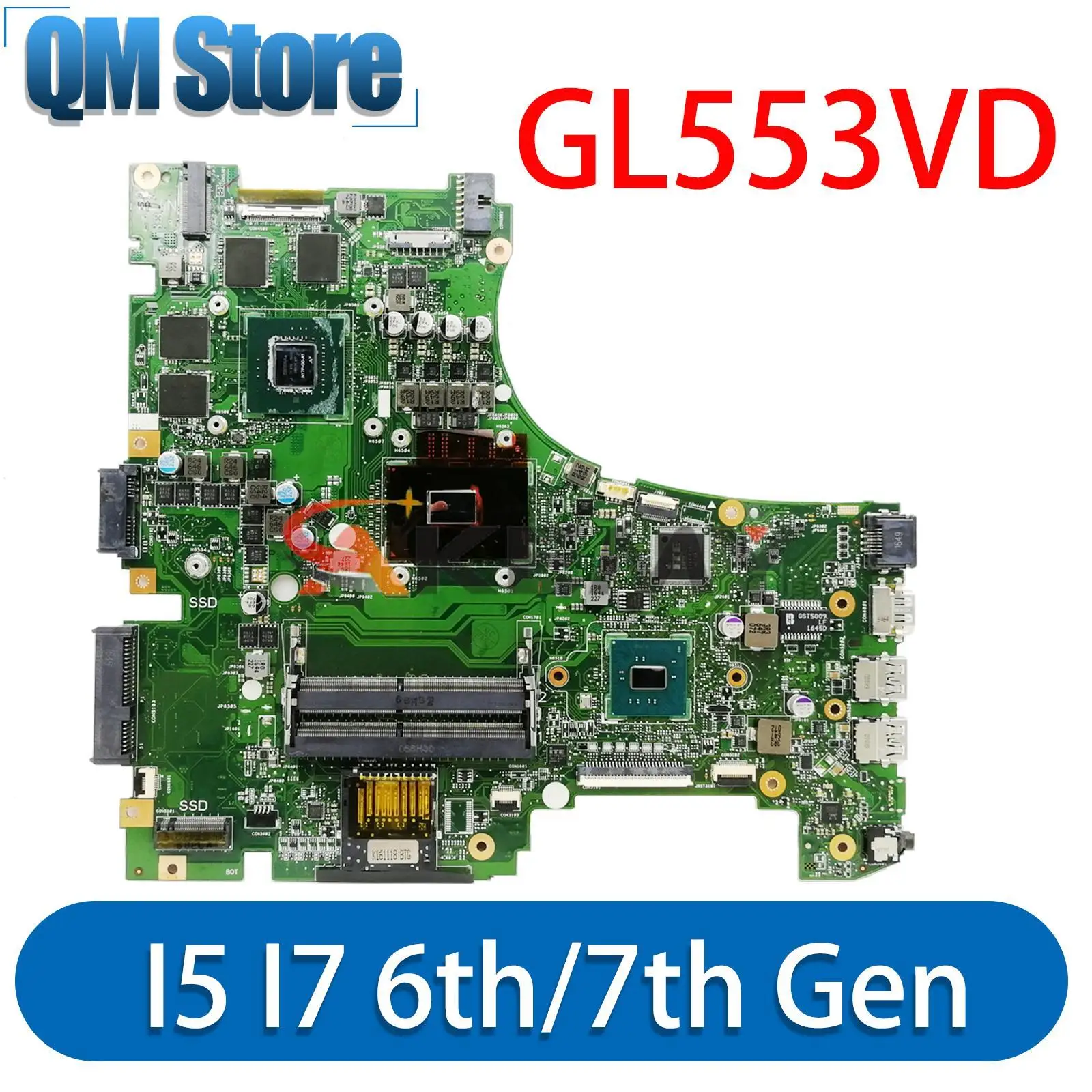 GL553V Mainboard ZX53V GL553VD GL553VE GL553VW FX553V ZX553V G553V ...