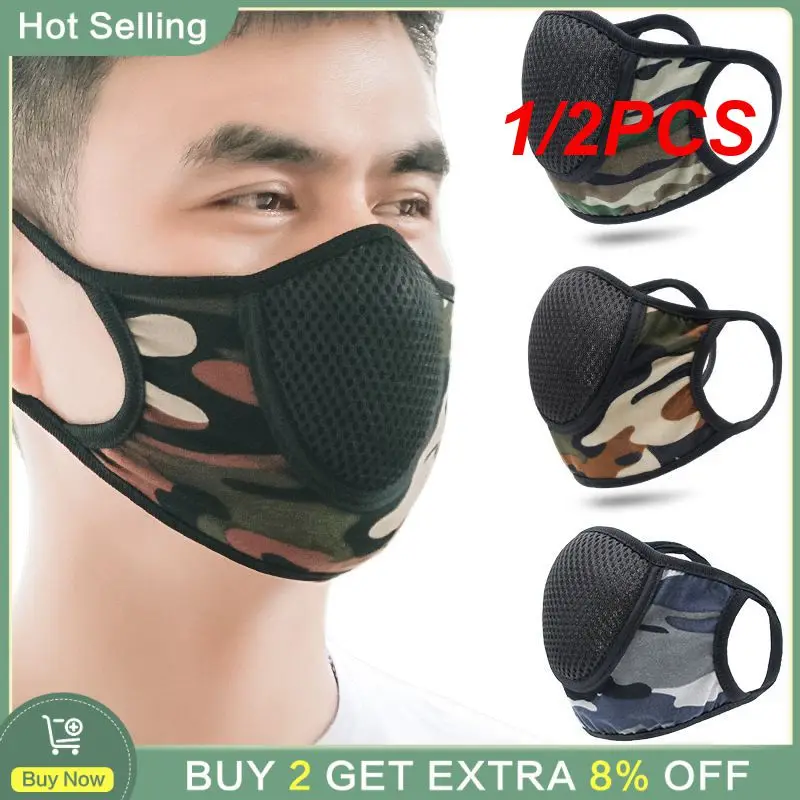 1-2PCS-Colors-Cycling-Breathable-Mouth-Mask-Dust-proof-Anti-ultraviolet ...