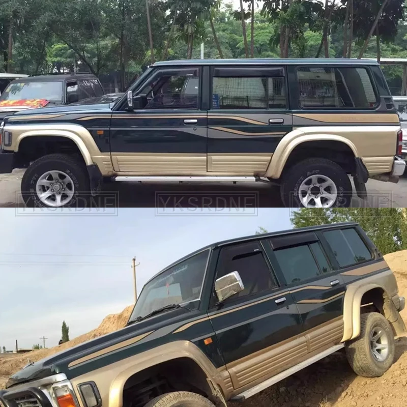 Deflector de ventana lateral para Nissan Patrol Y60 Y61 1988 1990 1992 1996 1998 1999 2000 2002 ...