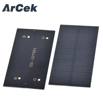 Solar Panel 1W 5V 107*61mm 200mA Small Solar Panel for Cellular Phone ...