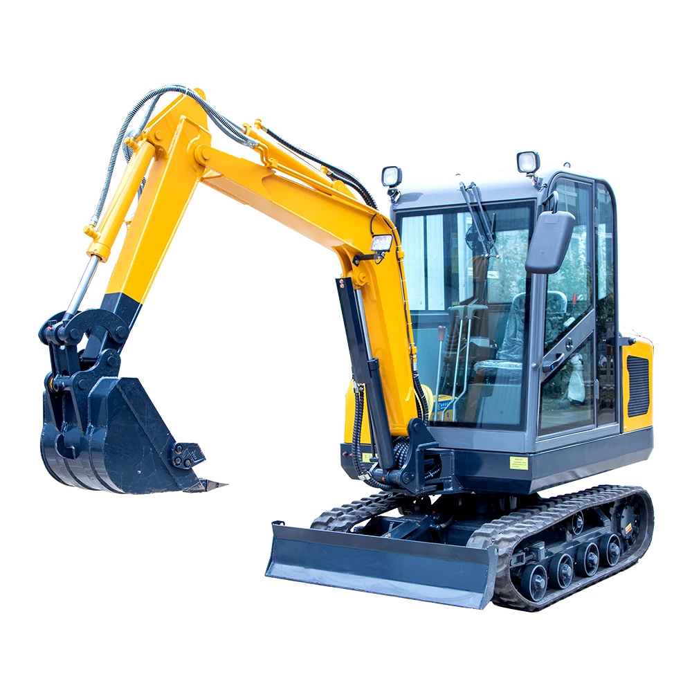 Mini-Escavadeira-com-Cabine-2-Ton-Pequeno-Escavador-Micro-Escavadeira-2 ...